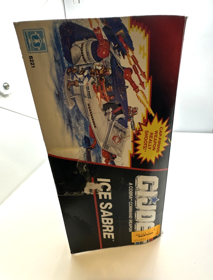Vintage 1990 Gi Joe Ice Sabre Near Complete w/Box Please Read ARAH ...
