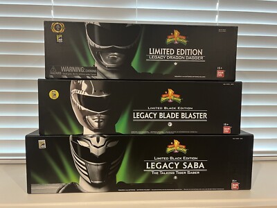 TRU Legacy MMPR SDCC Grails Blade Blaster + Dragon Dagger + Saba Sword ...