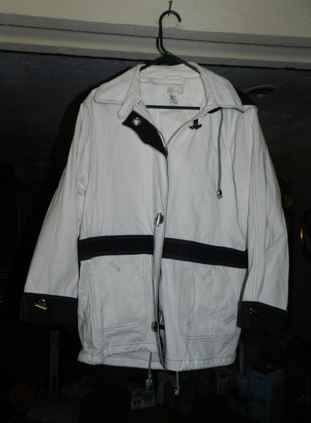 TARA VANESSA Hooded Beach Combing Rain Jacket L Pari… - Gem