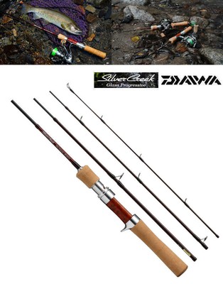 Daiwa Multi-Pieces Bait Casting Rod Silver Creek Glass Progressive ...