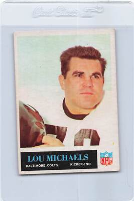 1965 Philadelphia #7 Lou Michaels Colts EX/MT *DA-C8362 | eBay
