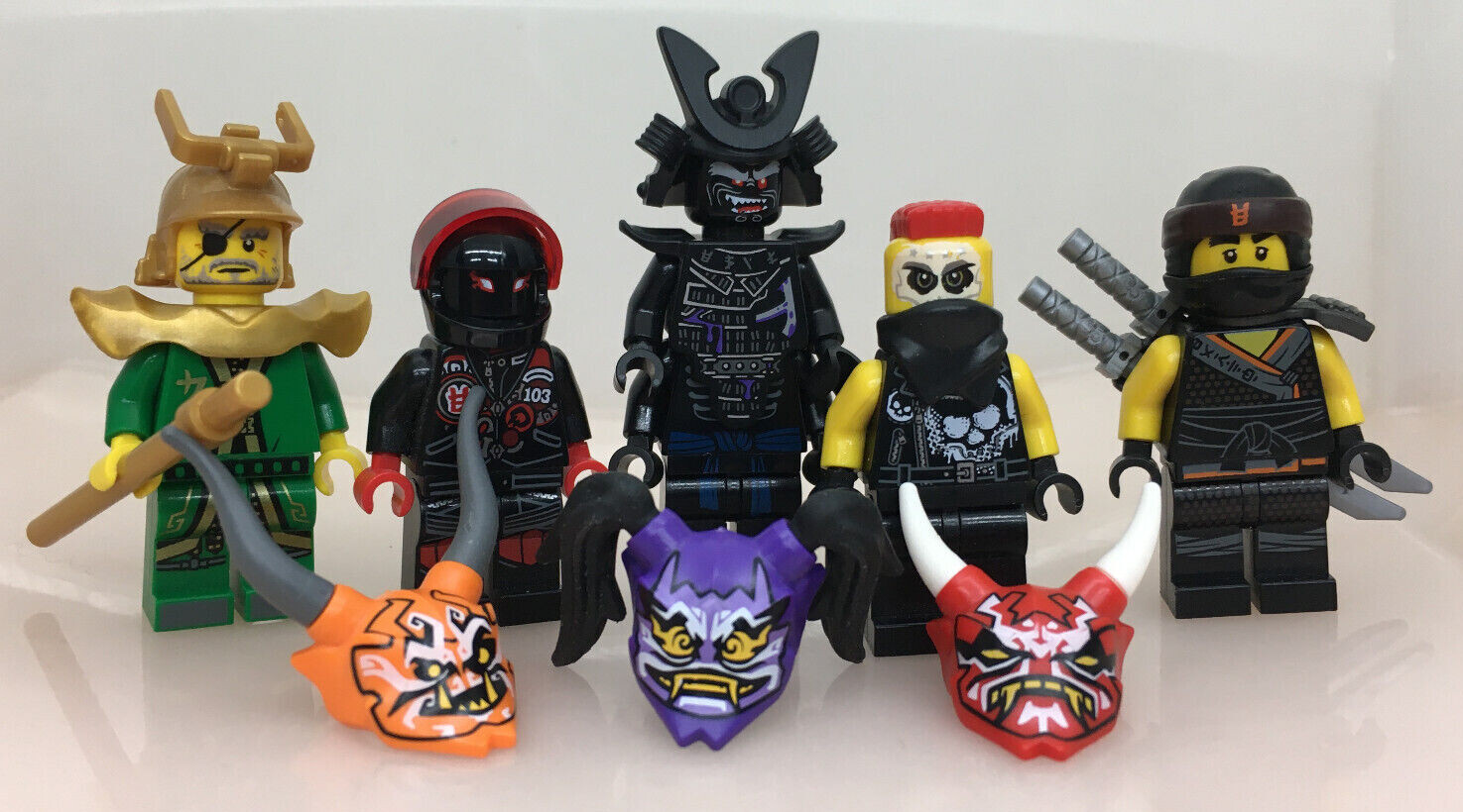 LEGO® NINJAGO Minifigures + Accessories from Set 70643 Temple of ...