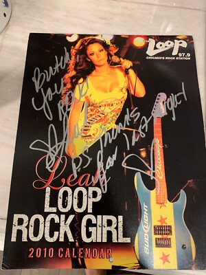 2010 The Loop 97.9 Loop Rock Girl Calendar - Inscribed | eBay