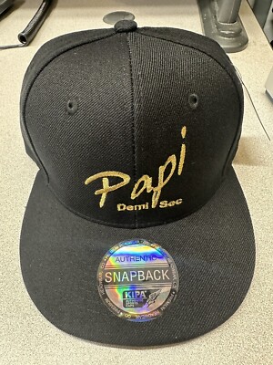 Papi Demi Sec Kipa Snapback Baseball Hat Cap NWT New! | eBay