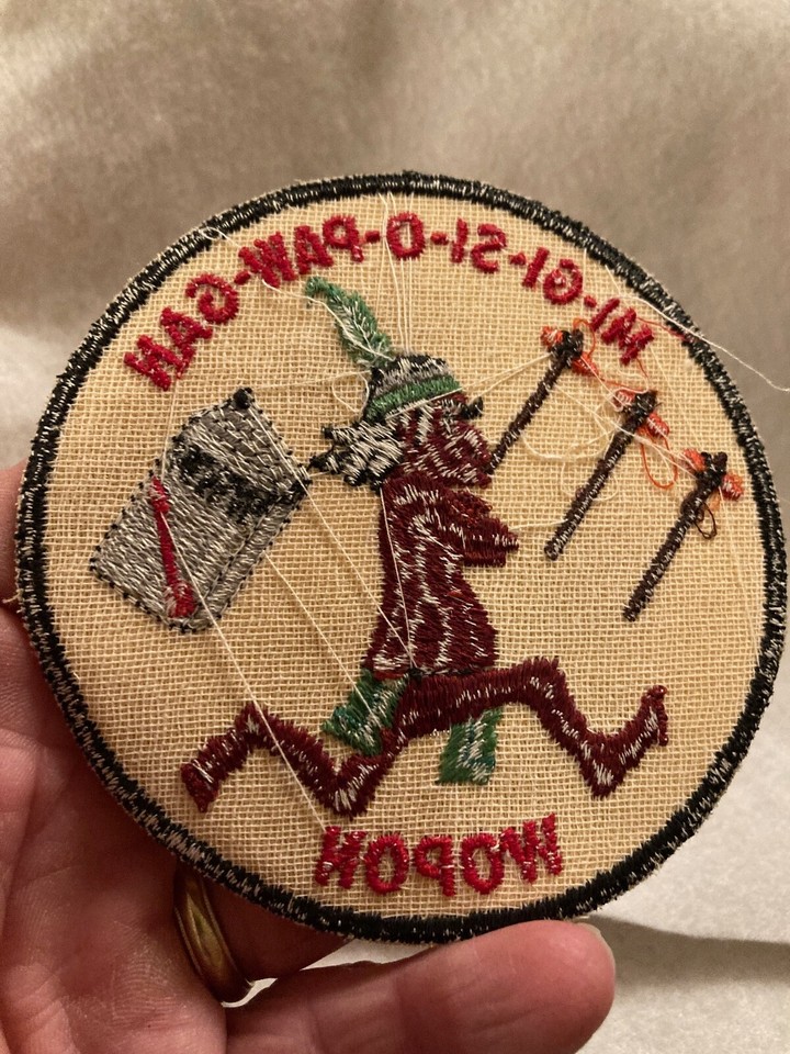 (ae1) Boy Scouts- Mi-Gi-Si-O-Paw-Gan - Wopon 4" patch. WWW | eBay