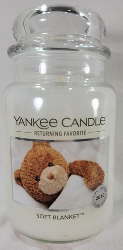 Yankee Candle SOFT BLANKET Large Jar 22 Oz White Housewarm Amber ...