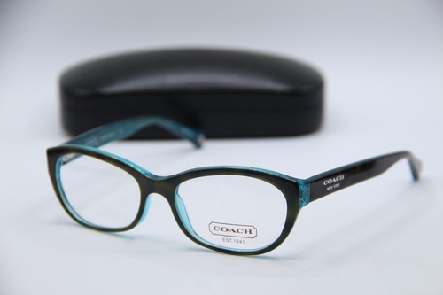 NEW COACH HC 6041 5116 BLUE HAVANA AUTHENTIC FRAMES EYEGLASSES 51-16 | eBay