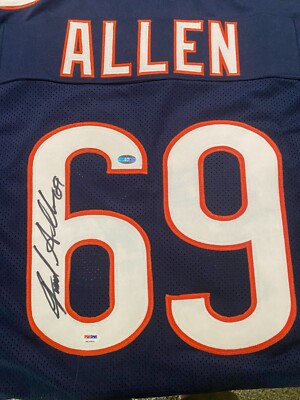 JARED ALLEN SIGNED CHICAGO BEARS JERSEY WITH COA | eBay