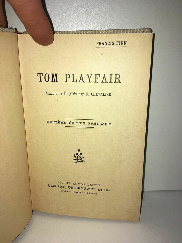 Francis Finn Tom Playfair Desclée De Brouwer Binding 8th French Edition ...