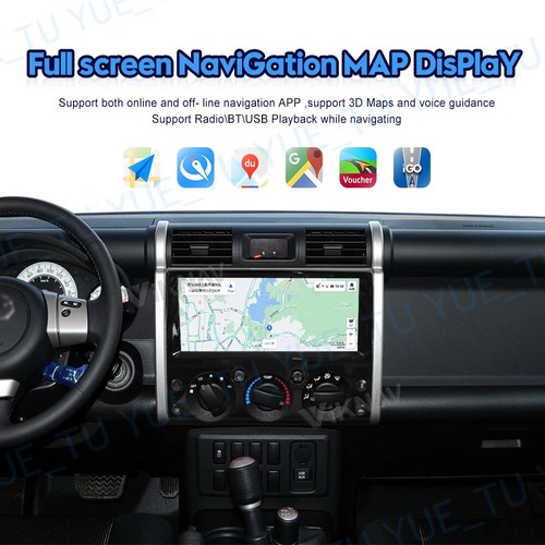 12.3'' Android 12 Car Radio Stereo for Toyota FJ CRUISER 2006+ CARPLAY ...