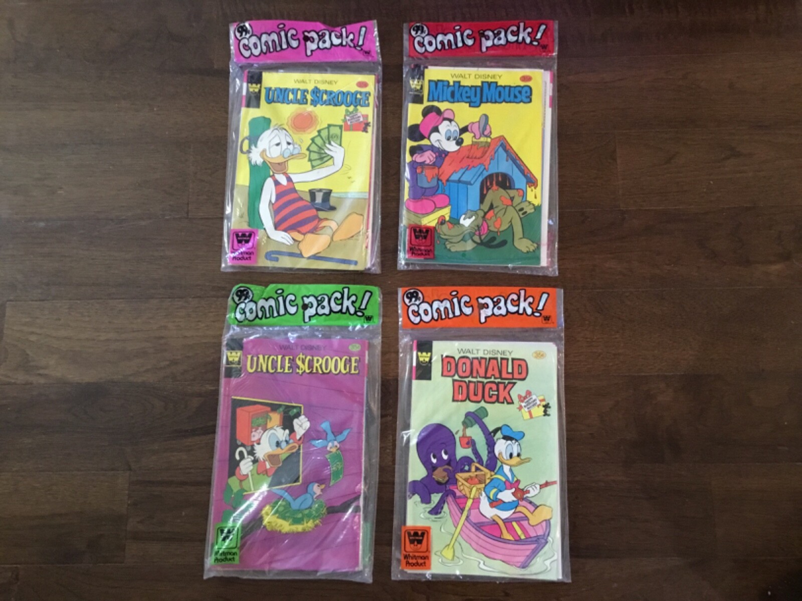 Whitman Comic 3 Pack Disney - Mickey, Donald, Uncle Scrooge & More ...