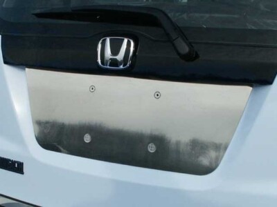 2009-2013 Honda Fit Rear License Plate Bezel Backdrop Trim Cover Stick ...