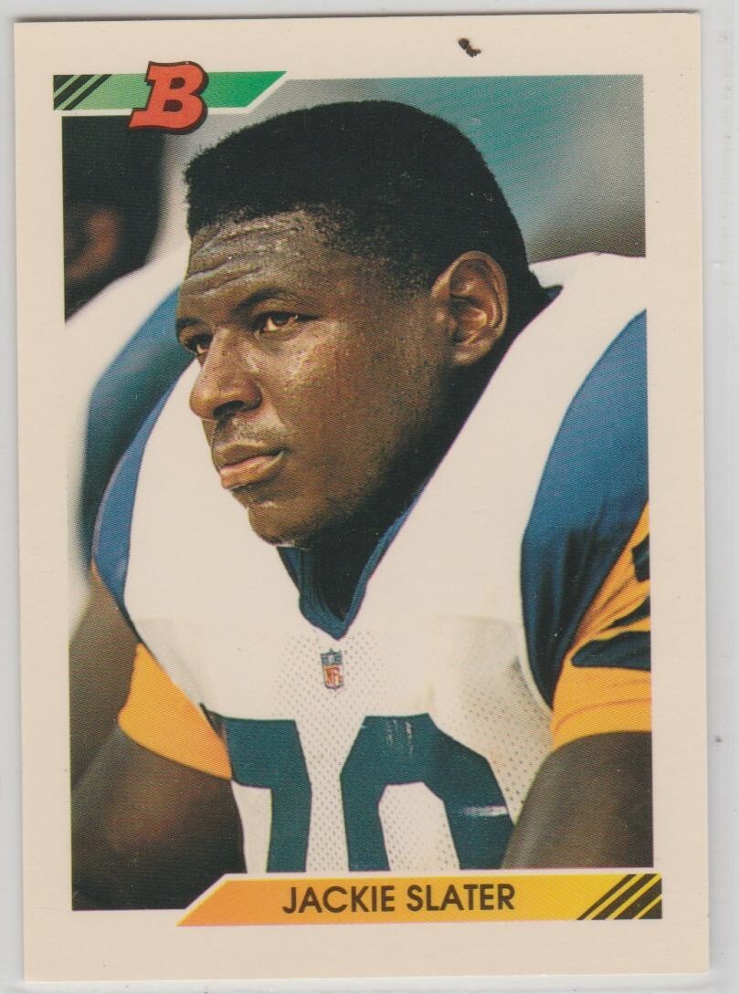 1992 Bowman #430 Jackie Slater St Louis Rams HOF Jackson State | eBay