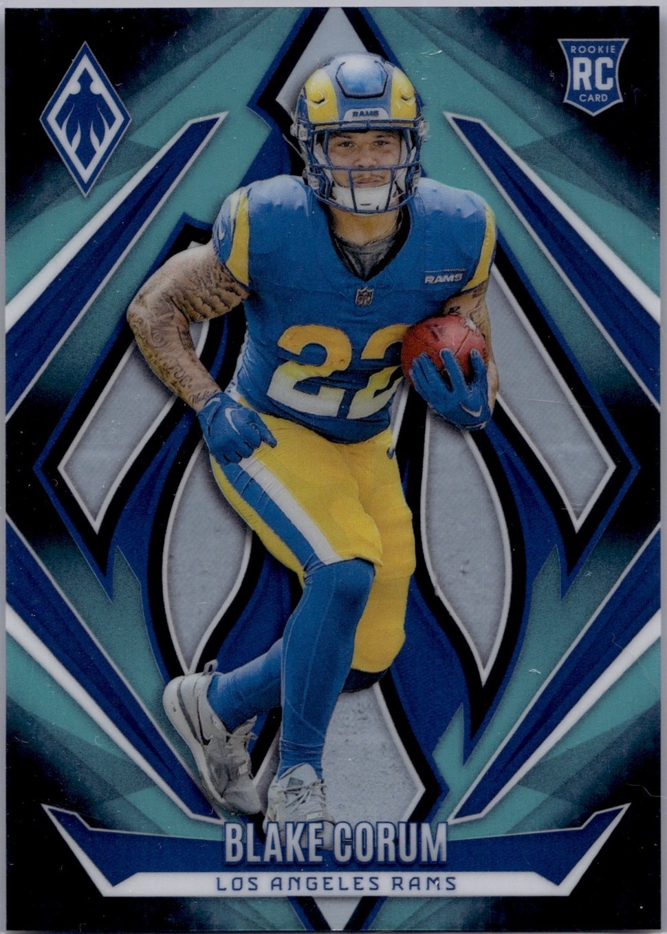 2024 Panini Phoenix - Rookies Blake Corum #158 Teal Fade /72 (RC) for ...