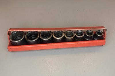 MATCO 3/8” Impact Socket Set with tray SAE 8 piece 6 pt | eBay
