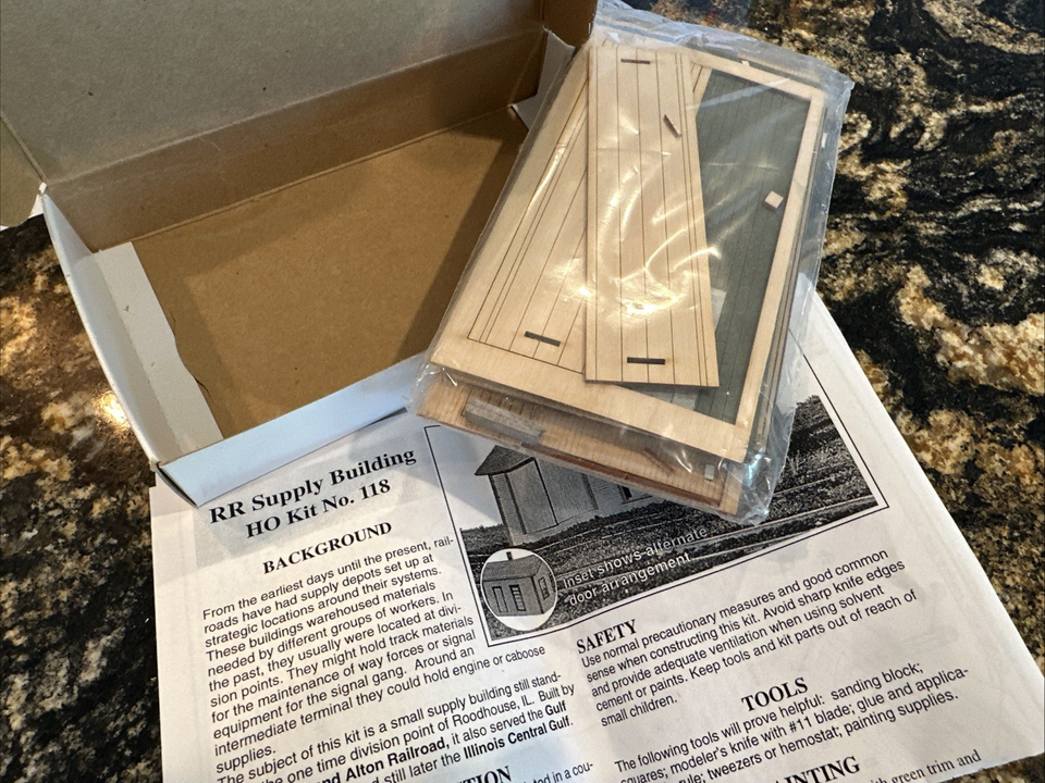 American Model Builders LaserKit HO Scale Kit #118 Railroad Supply ...
