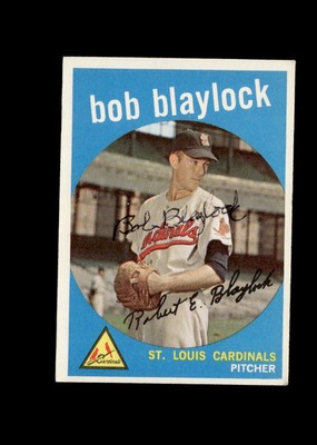Bob Blaylock 1959 Topps Cardinals authentic autographed card | eBay