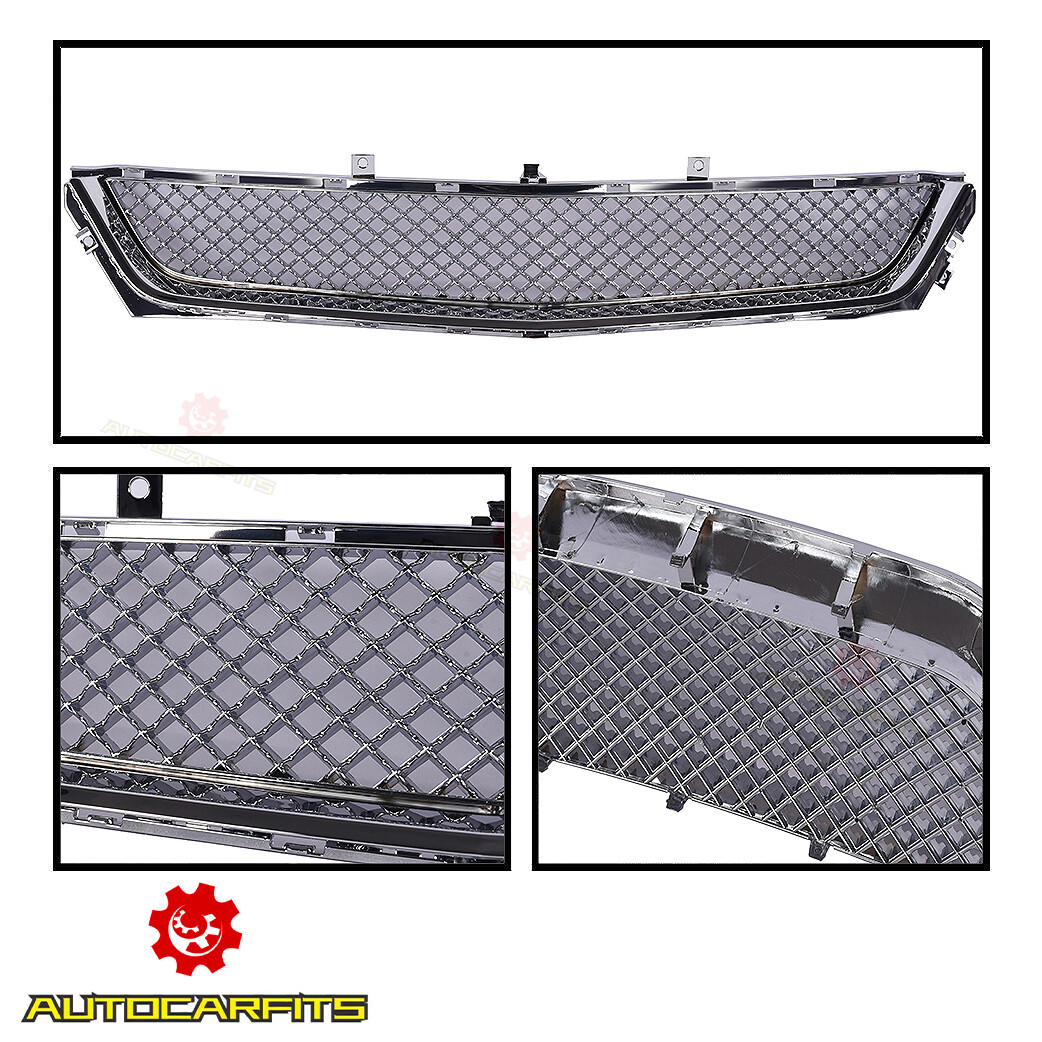 2014-2020 Chevrolet Impala Front Upper Lower Grille Mesh Style Chrome ...