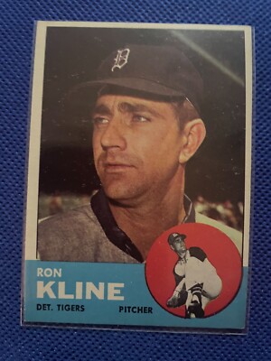 1963 topps # 84 RON KLINE | eBay