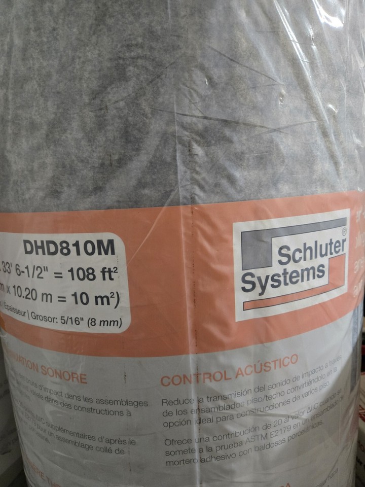 Schluter DITRA-HEAT-DUO Membrane - Full Roll - 3' 3" x 33' - DHD810M | eBay