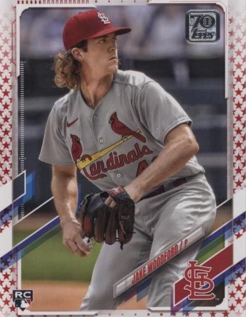 2021 Topps - Jake Woodford #451 Independence Day /76 (RC) for sale ...