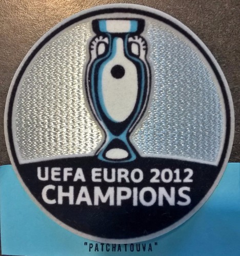 Euro 2016 Patch badge UEFA maillots foot Espagne Spain Champions 2012 ...