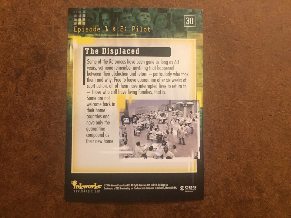 The Displaced 30 The 4400 Season 1 Trading Card | eBay