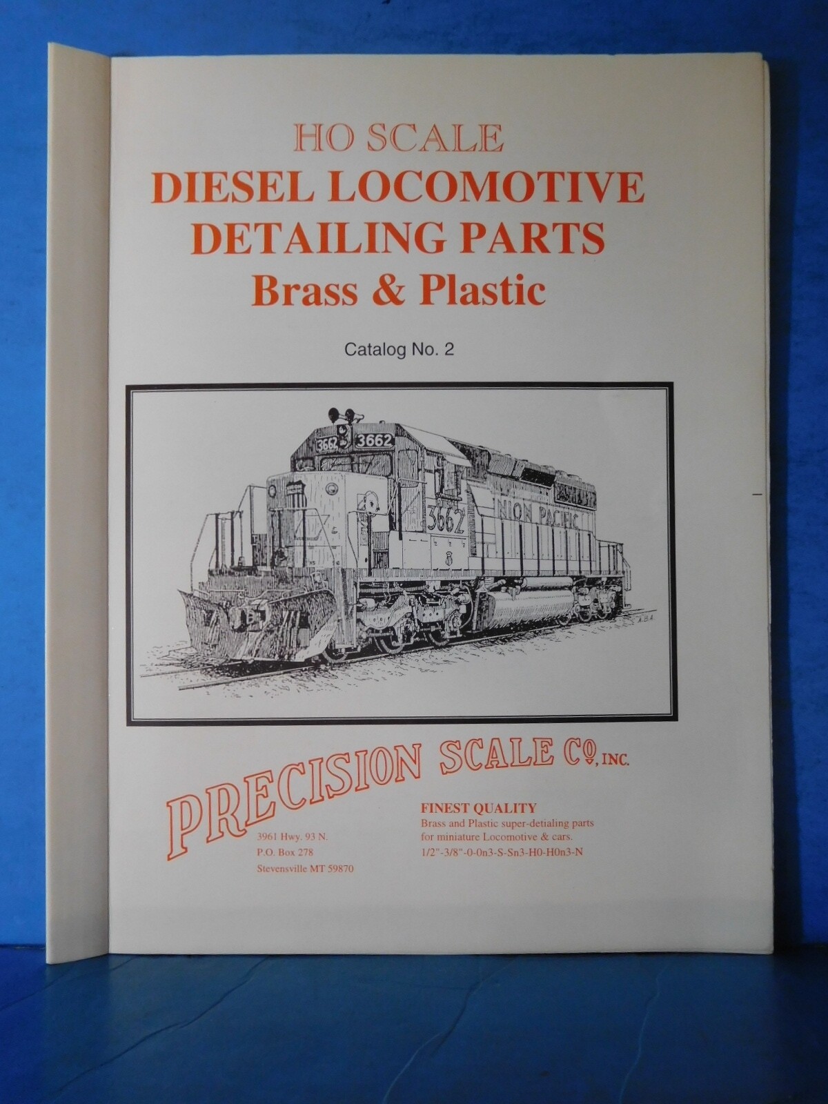 Precision Scale HO Diesel Locomotive Detailing Parts Brass Plastic ...