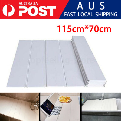 Bathtub Board Bathtub Cover Folding Anti-dust PVC Bathroom Household ...