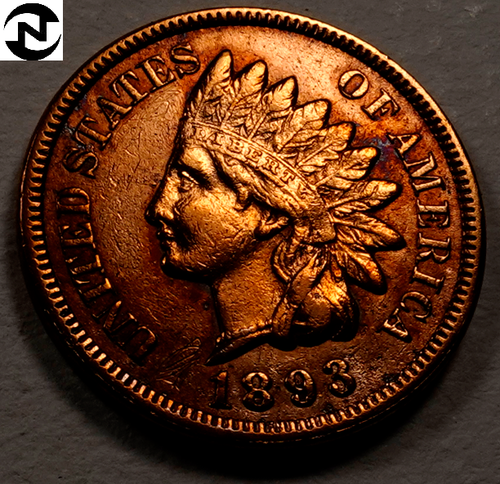 1893 Indian Head Penny Cent ~ AU/Uncirculated (red) ~ (I412) | eBay