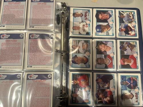 1990 Fleer Baseball Complete Set in Binder GREAT SHAPE | eBay