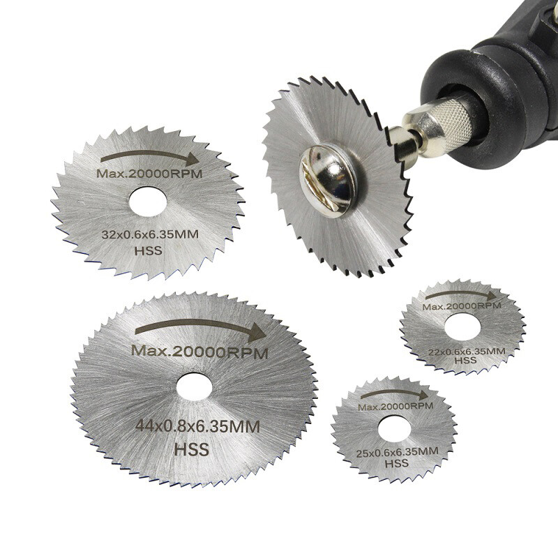 Circular Saw Disc Set for Dremel Accessory, Small Rotary Tool Wood ...