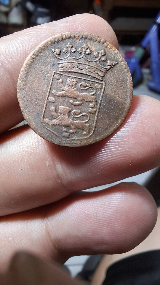 Dutch Netherlands Colonial VOC Duit 1737 WestfriesLand NewYork Penny ...