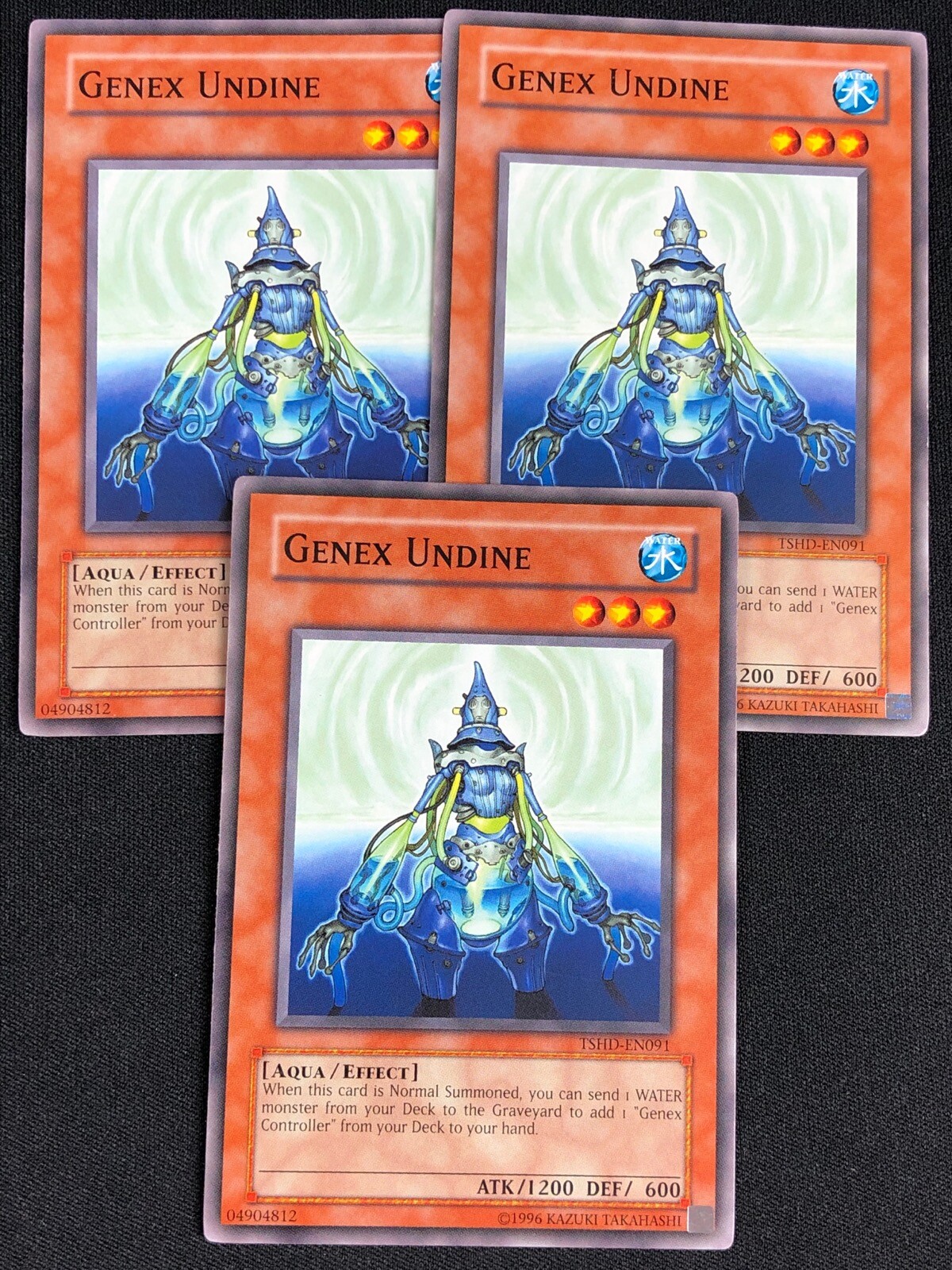 YUGIOH GENEX UNDINE TSHD-EN091 COMMON X3 (NM) | eBay