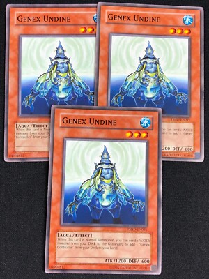YUGIOH GENEX UNDINE TSHD-EN091 COMMON X3 (NM) | eBay