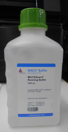 MILTENYI BIOTEC MACS BUFFER MACSQUANT RUNNING BUFFER 1500ML 130-092-747 ...