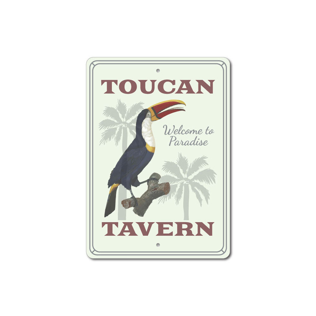 Toucan Decor, Toucan Sign, Toucan Lover Aluminum Metal Decor Sign | eBay