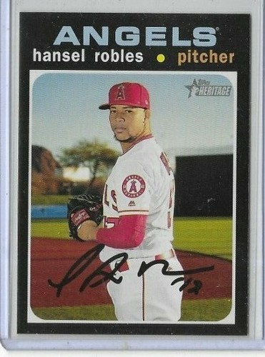 2020 Heritage #375 Hansel Robles Los Angeles Angels | eBay