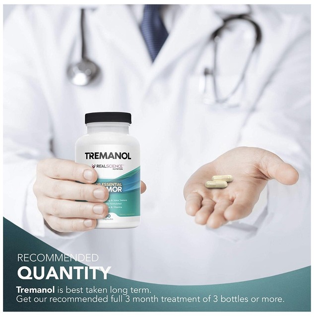 Tremanol #1 Natural Aid Essential Tremor Relief Hand Arm Leg Voice ...
