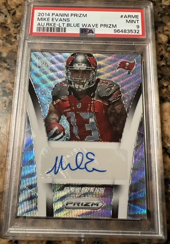 2014 prism Mike Evans blue wave/50 Rookie PSA 9 HOF? | eBay