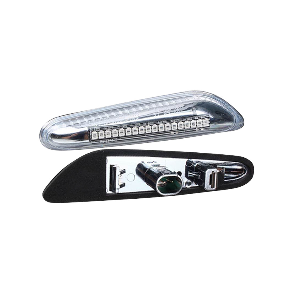 LED Side Marker Lights Fits For BMW E60 E61 E82 ABS + PC 63137253326 ...
