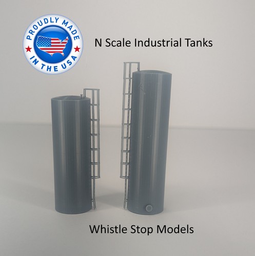N Scale set of 2 Industrial Tanks N7005 | eBay