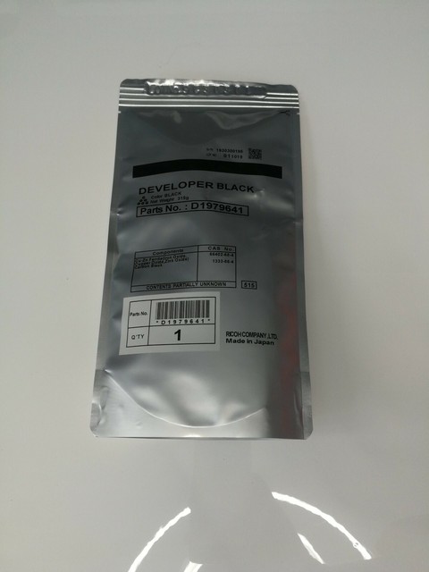 Genuine Ricoh D1979641 Black Developer (vat Inc) for sale online | eBay