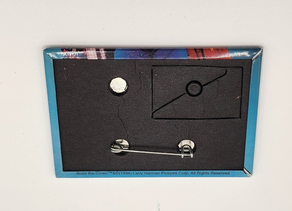 Bozo The Clown Pin/Button 1994 Super Sunday Show Classic Morning TV ...