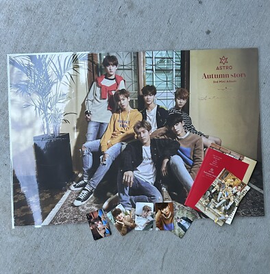 ASTRO Official Autumn Story Album - Red Version - Photocards - Poster ...