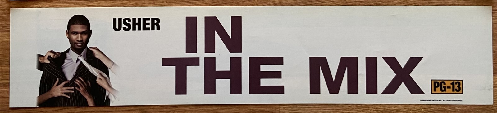 📽 In The Mix (2005) - Usher - Double-Sided - Movie Theater Mylar ...