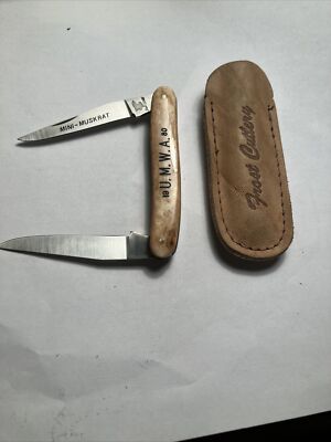 1980 Coal Miners Of West Virg Frost Cutlery Mini-Muskrat -Bone Handles ...