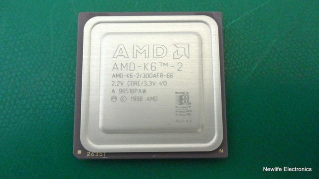 AMD K6-2 300MHz (AMD-K6-2/300AFR-66) Processor for sale online | eBay
