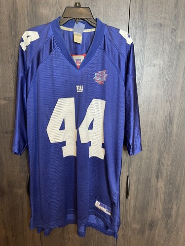 Vintage NFL Players New York Giants Bradshaw #44 Superbowl Jersey Adult ...