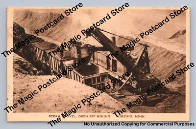 Open Pit Mine Steam Shovel HIBBING Minnesota Antique Iron Mining ...